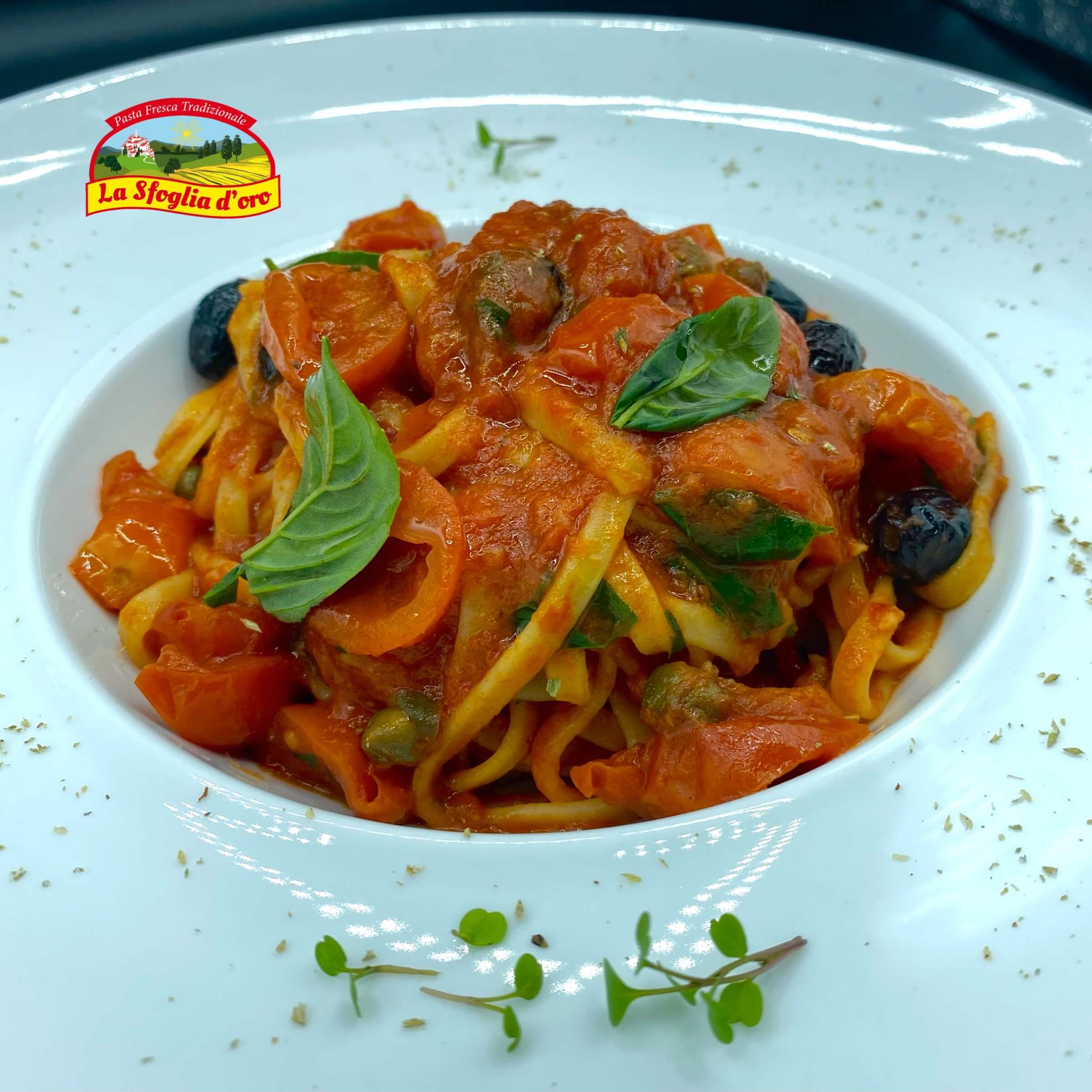 Tagliolini alla Puttanesca - Pastificio La Sfoglia D'Oro